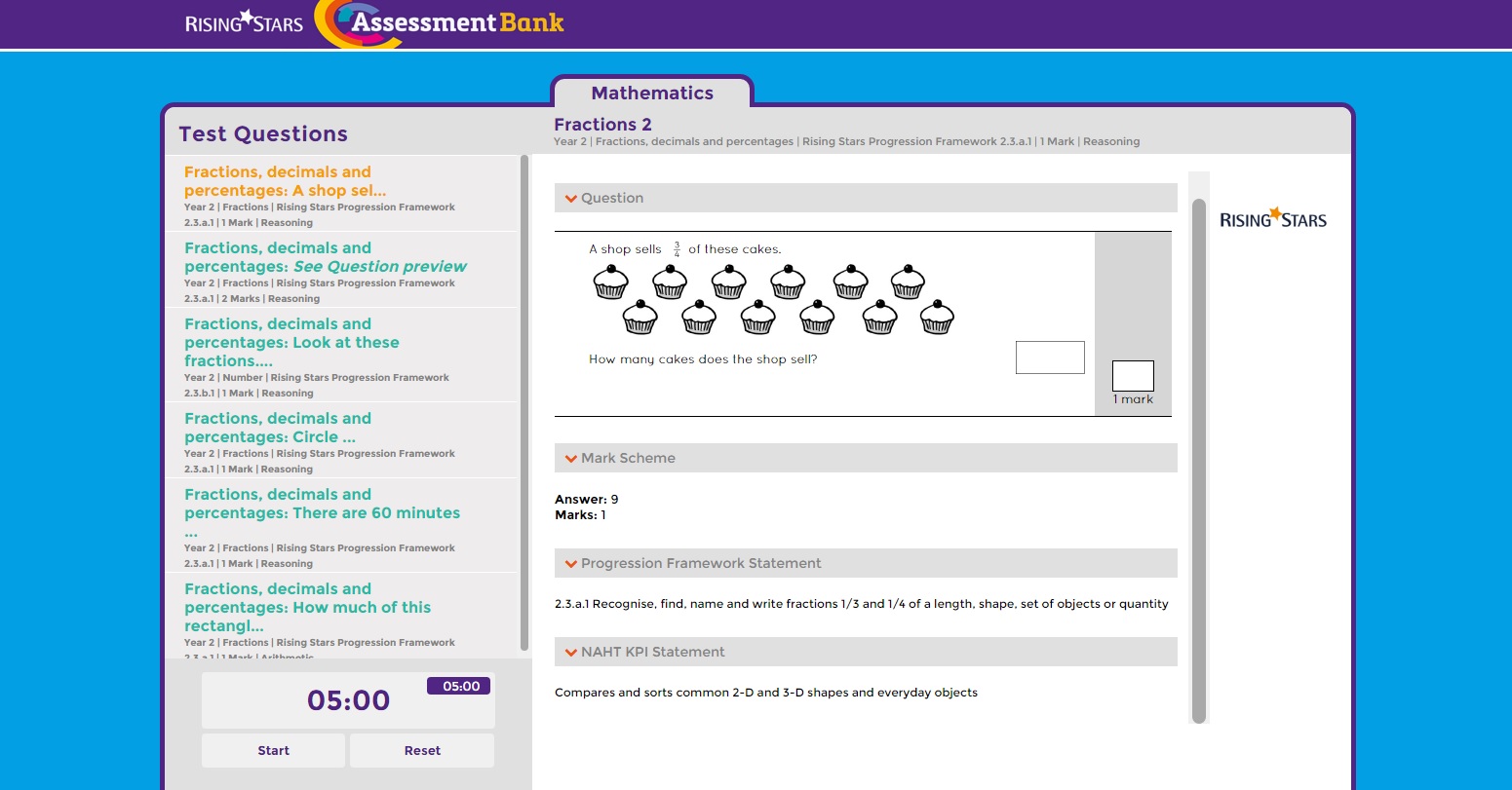 Rising Stars Assessment Bank | Tried and Tested | Teach Primary