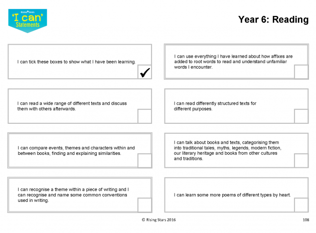 Rising Stars Assessment ‘I can’ Statements | Download Interactive ...